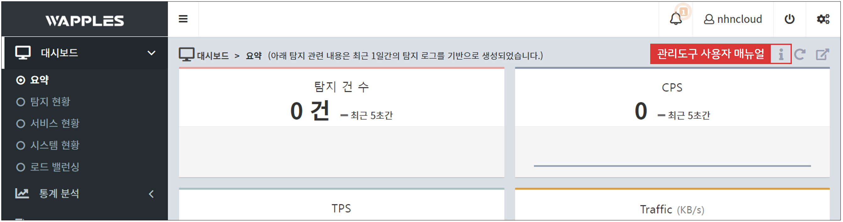 펜타시큐리티(WAPPLES SA) - NHN Cloud 사용자 가이드